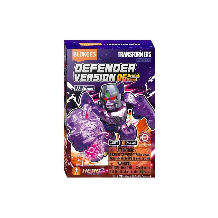 Blokees Transformers Defender Version 06 Brutal Fang Model Kits Figure ...