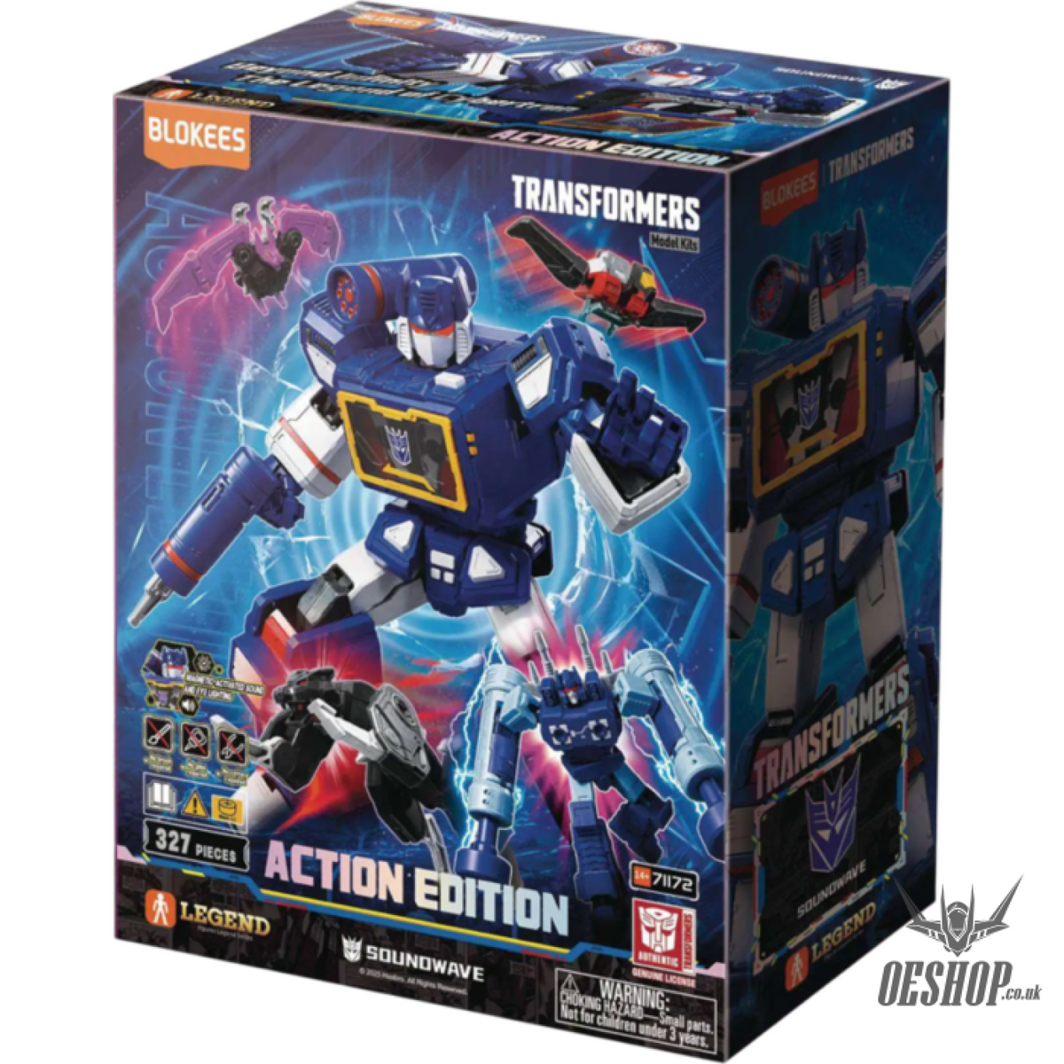 Blokees Transformers Action Edition 03 G1 Sound Wave Action Figure Mod ...