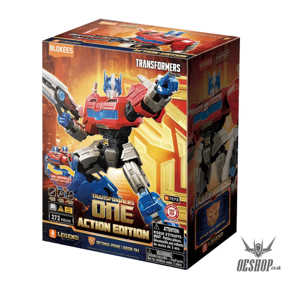 Blokees Transformers Action Edition 04 ONE Optimus Prime/Orion Pax Act ...