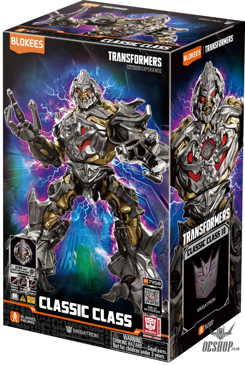 Blokees Transformers Classic Class 10 Megatron Action Figure Model Kit ...