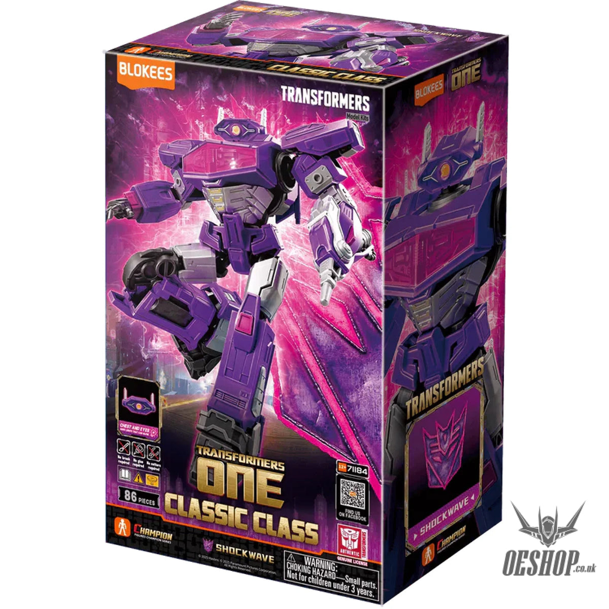 Blokees Transformers Classic Class 18 - Shockwave (MOVIE ONE) Action F ...