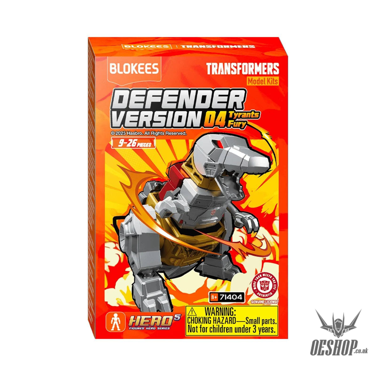 Blokees Transformers Defender Version 04 Tyrants Fury Model Kits Figur ...