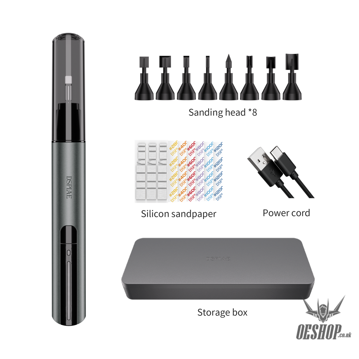 DSPIAE ES-A PRO "Illusive Shadow" Reciprocating Electric Sander – OEShop