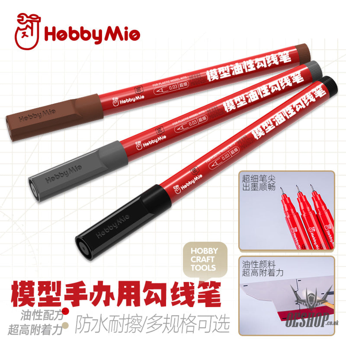 HobbyMio Extra Fine Tip For Panel Lining Marker – OEShop