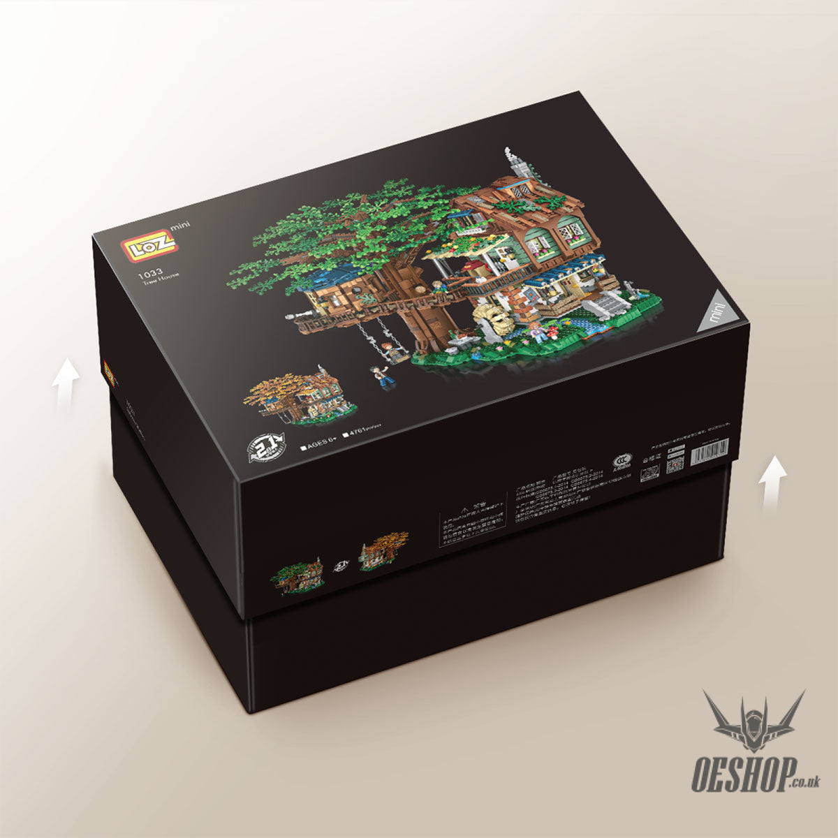 LOZ Mini Block 1033 Tree house - 4761 Pcs Model Bricks Building Blocks ...