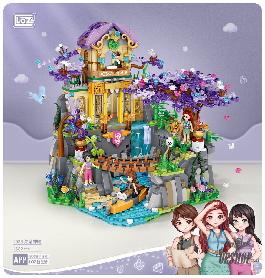LOZ Mini Block 1038 Lost Temple - 1569 Pcs Model Bricks Building Block ...