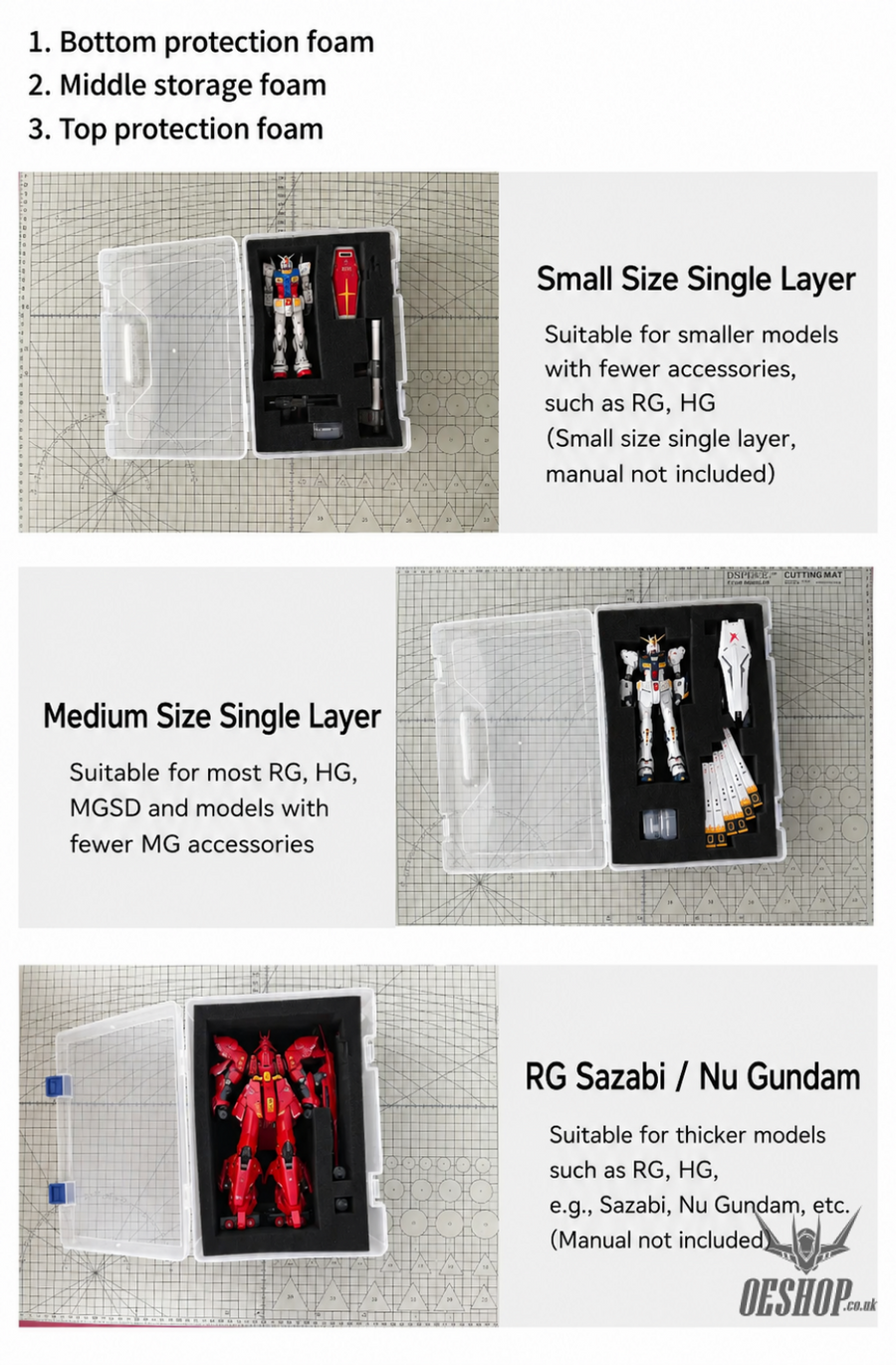 Transparent Display & Storage Case for Models Kits – OEShop